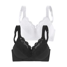 Petite Fleur BH Damen Gr&ouml;&szlig;e 100 koralle / wei&szlig;