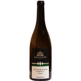 Weingut M+U Bauer Barrique Grauburgunder 2018 Trocken - W&uuml;rttemberg &ndash; Wei&szlig;wein Qualit&auml;tswein