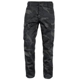 Mil-Tec US Ranger Hose Typ BDU Straight Cut (Sale) black camo, Gr&ouml;&szlig;e S