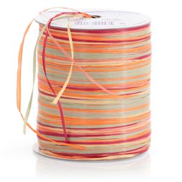 buttinette Raffia-Bast Multi 50 m, orange/rot