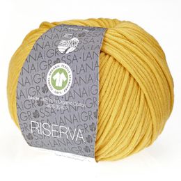 Riserva von Lana Grossa, 17 Gelb, Gelb, aus Baumwolle