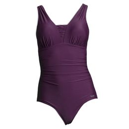Lascana Badeanzug 'Dagmar' Damen Gr&ouml;&szlig;e 4XL aubergine