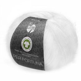 Per Fortuna von Lana Grossa, Wei&szlig;, aus Baumwolle
