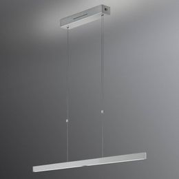 Knapstein LED-Hängelampe Linn Gestensensor nickel matt 68 cm