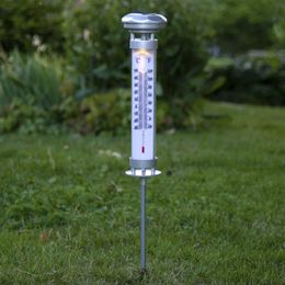 STAR TRADING LED-Solarleuchte Celsius, Außenthermometer