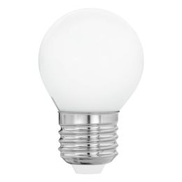 Eglo LED-Lampe E27 G45 4W, warmweiß, opal