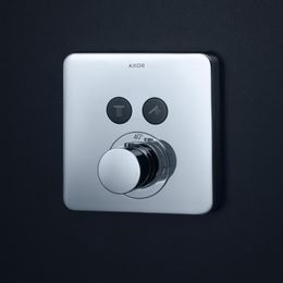 Axor ShowerSelect Soft Cube Thermostat Unterputz f&uuml;r 2 Verbraucher chrom 36707000