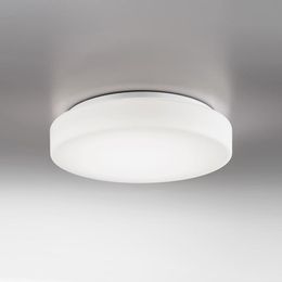 AI LATI Drum Deckenleuchte, 1-flammig &Oslash; 30 H: 10 cm, wei&szlig; matt/satiniert LL8910