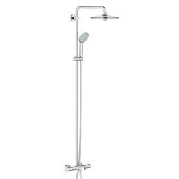 Grohe Euphoria System 260 Duschsystem mit Thermostat-Wannenbatterie für Wandmontage, EcoJoy, 27475001,