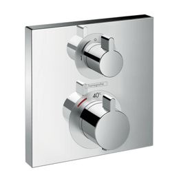 Hansgrohe Ecostat Square Thermostat Unterputz, f&uuml;r 2 Verbraucher chrom 15714000