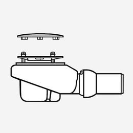 Villeroy & Boch Villeroy & Boch Tempoplex Plus Ablaufgarnitur Ø 90 mm chrom 92250061