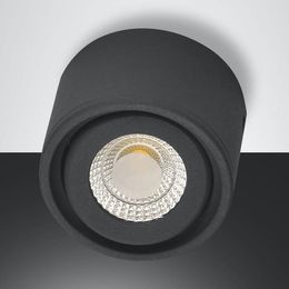 Fabas Luce Anzio LED Deckenleuchte &Oslash; 8 H: 5 cm, anthrazit 3430-71-282
