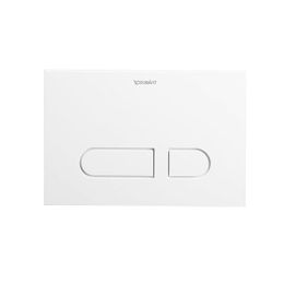 Duravit DuraSystem Bet&auml;tigungsplatte A1 f&uuml;r WC, Kunststoff wei&szlig;/wei&szlig; WD5001011000