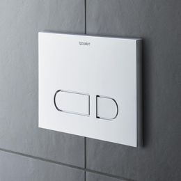 Duravit DuraSystem Bet&auml;tigungsplatte A1 f&uuml;r WC, Kunststoff chrom WD5001021000