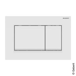 Geberit Sigma30 Bet&auml;tigungsplatte f&uuml;r 2-Mengen-Sp&uuml;lung wei&szlig;/wei&szlig; matt 115883111