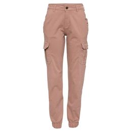 Urban Classics Cargohose Damen Größe 44 altrosa