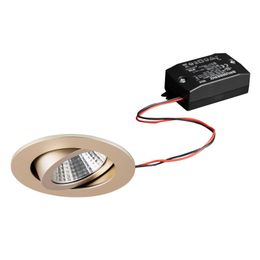 Brumberg LED-Einbaustrahler 38° rund creme 2.700K