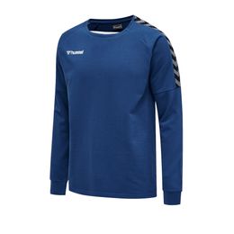 Hummel Sweatshirt Herren Gr&ouml;&szlig;e XXL royalblau / rauchgrau / schwarz / wei&szlig;