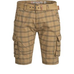 INDICODE Jeans Cargo Herren Gr&ouml;&szlig;e 34 beige / senf