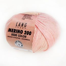 Merino 200 B&eacute;b&eacute; Color von Lang Yarns, Ros&eacute;, aus Schurwolle