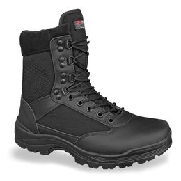 Mil-Tec Tactical Boot m. YKK Zipper schwarz, Gr&ouml;&szlig;e 44/US 11