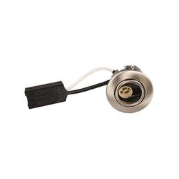 Scan Products Luna quick install 230v gu10 ip44 ss316 brushed steel round