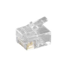 PRO RJ12 Modular Plug for Flat Cables 6-Pin