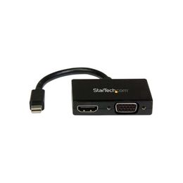 StarTech.com Reise A/V adapter: 2-in-1 Mini DisplayPort zu HDMI oder VGA Konverter Video Transformer