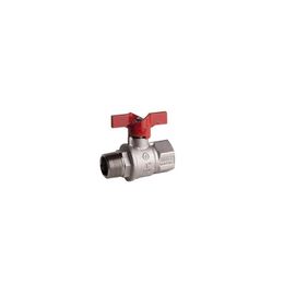 Pettinaroli F x m heavyduty fullway ball valve red butterfly handle te