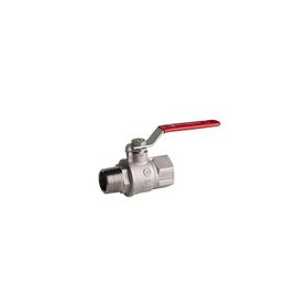 Pettinaroli F x m heavyduty fullway ball valve red steel lever tea tre