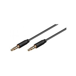 PRO MiniJack 3.5mm Slim 4P - Bk - 1.5m