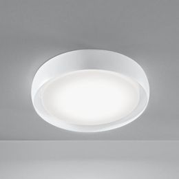 AI LATI Treviso Deckenleuchte, 1-flammig &Oslash; 40 H: 11 cm, wei&szlig; matt/satiniert LL120103B