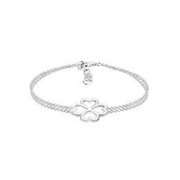 Elli Bracelet 'Kleeblatt' female Silver size 16