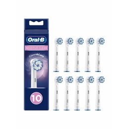 Oral-B Bürstenköpfe Sensitive Clean & Care - White - 10 pcs