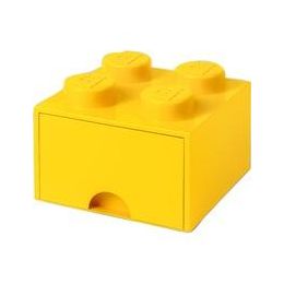 LEGO Brick Drawer 4 gelb, Aufbewahrungsbox Typ: Kiste Geeignet für: Spielzeug Material: Polypropylen
