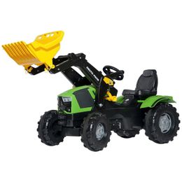 Rolly Toys® Tretfahrzeug Deutz-Fahr 5120, Kindertraktor mit Lader, grün
