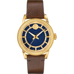 Versace Uhr Herren Gr&ouml;&szlig;e One Size dunkelblau / braun / gold