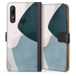DeinDesign Handyhülle Muster Boho Malerei Graphic 150 A, Huawei P Smart Z Hülle Handy Flip Case Wallet Cover Handytasche Leder, schwarz
