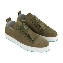 Chaaya Velours-Sneaker, 40 - Oliv, Damen