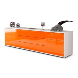 Dekati Lowboard Benita, Orange (180x49x35cm)
