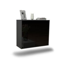 Dekati Sideboard Little Rock, Schwarz, h�ngend (92x79x35cm)