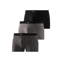 Bruno Banani Boxershorts Herren Gr&ouml;&szlig;e L grau / schwarz