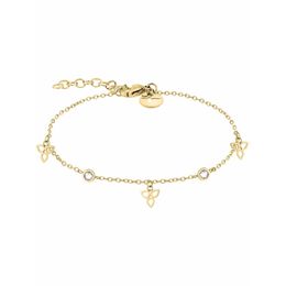 Tamaris Armband Damen Gr&ouml;&szlig;e 21 gold / transparent
