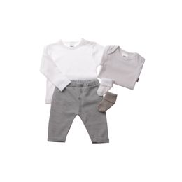 Liliput Babyset Gr&ouml;&szlig;e 80 grau / taupe / wei&szlig;
