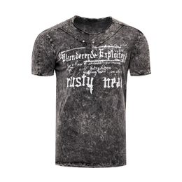 Rusty Neal T-Shirt Herren Gr&ouml;&szlig;e XXL schwarz / wei&szlig;