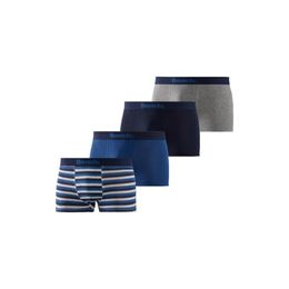 Bench Boxershorts Herren Gr&ouml;&szlig;e L blau / navy / grau / wei&szlig;