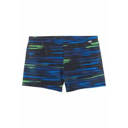 Kangaroos Boxer-Badehose Herren Gr&ouml;&szlig;e S blau / navy / gr&uuml;n