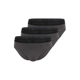 uncover by Schiesser Rio Slip ' 3er-Pack Uncover ' Herren Gr&ouml;&szlig;e XL dunkelgrau