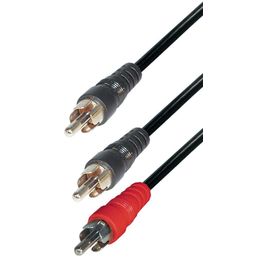 Transmedia Verbindungskabel Cinchstecker - 2x Cinchstecker 1,5 m Audio-Kabel