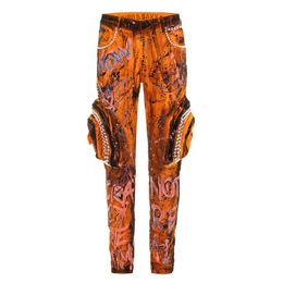 Cipo & Baxx CIPO & BAXX Jeanshose 'CD634' Herren Gr&ouml;&szlig;e 30 orange / schwarz